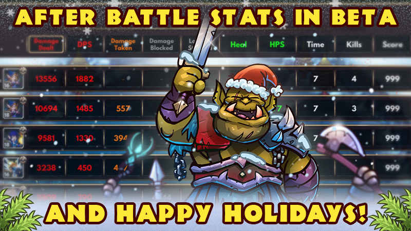 The After Battle Stats feature is now live in the Beta branch (v0.939 ...