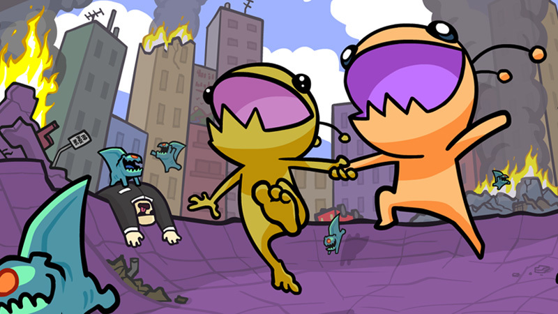 Alien Hominid Invasion - The Behemoth's co-op games are on sale ...