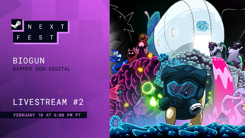 BioGun - BioGun on Steam's Next Fest | Livestream #2 - Steam News
