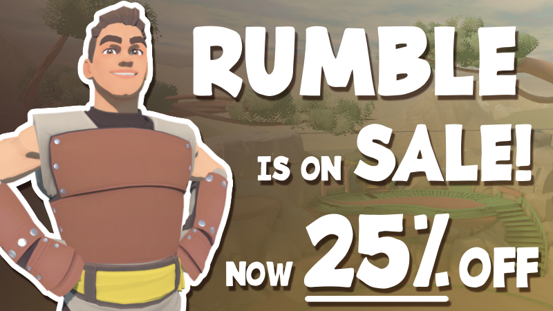 RUMBLE - RUMBLE is on SALE - Steam News