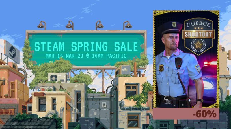 Police Shootout - Let's begin SPRING SALE! 🚨 - Steam News