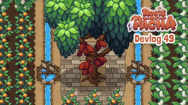 Roots of Pacha - Devlog 49: 🍒 New Fruit Trees & Plant Mutation - Steam News
