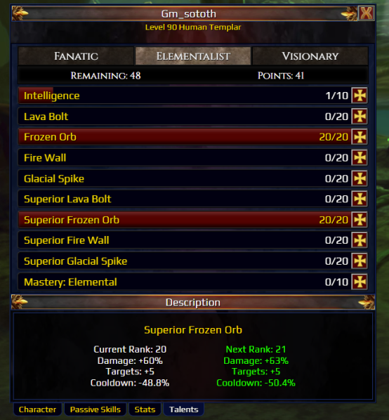 Templar Talent Tree Completed! 13 Classes To Go! · Nevergrind Online ...