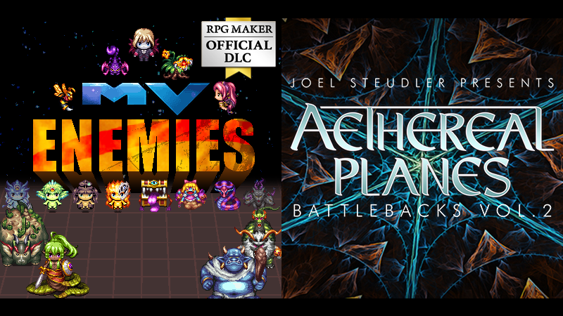 RPG Maker MZ - New DLC: MV Enemies - Character Sprites, Aethereal ...