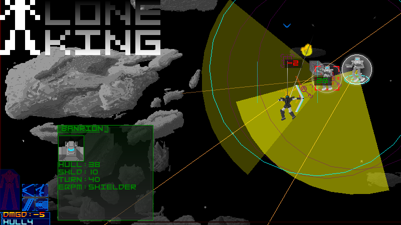Lone King - Enemy evasion and shielding abilities added, enemy data ...