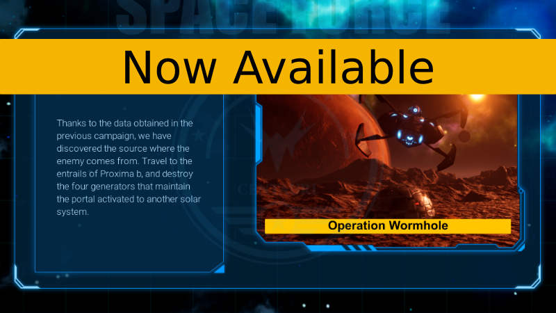 ALPHA CENTAURI SPACE FORCE - Operation Wormhole Now Available - Steam News
