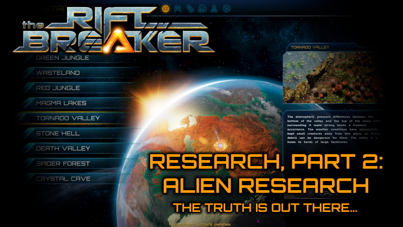 The Riftbreaker: Prologue - Research part 2: ALIENS! - Steam News