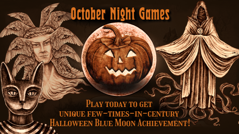 October Night Games - Halloween Full Moon Achievement - Steam News