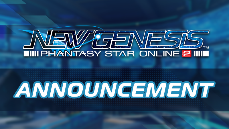 Steam :: Phantasy Star Online 2 New Genesis :: 2/15 Update Info