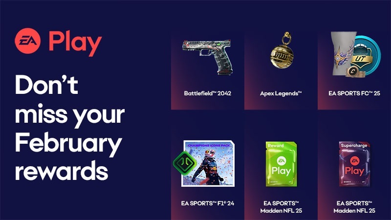 EA Play - Claim your February rewards with EA Play* - Steam News