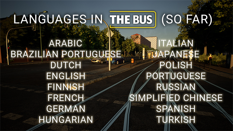 The Bus - Translations in The Bus - Steam News