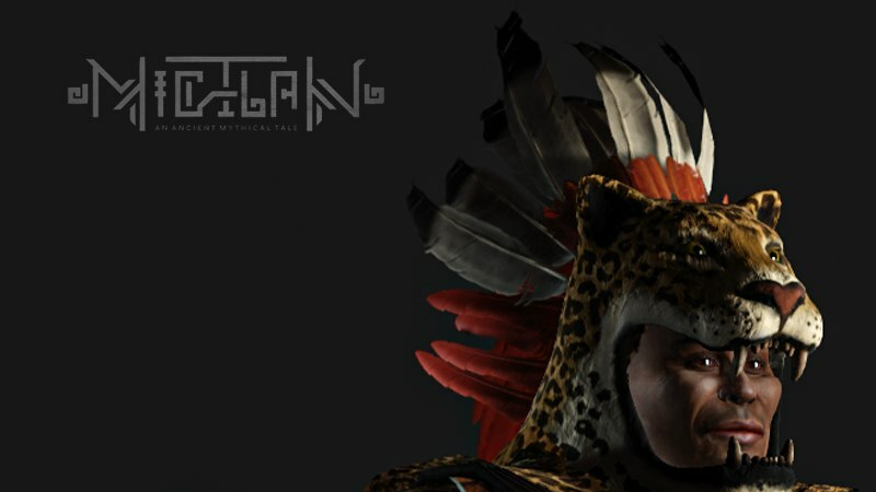 Mictlan: An Ancient Mythical Tale - 3D Model of the Jaguar Warrior ...