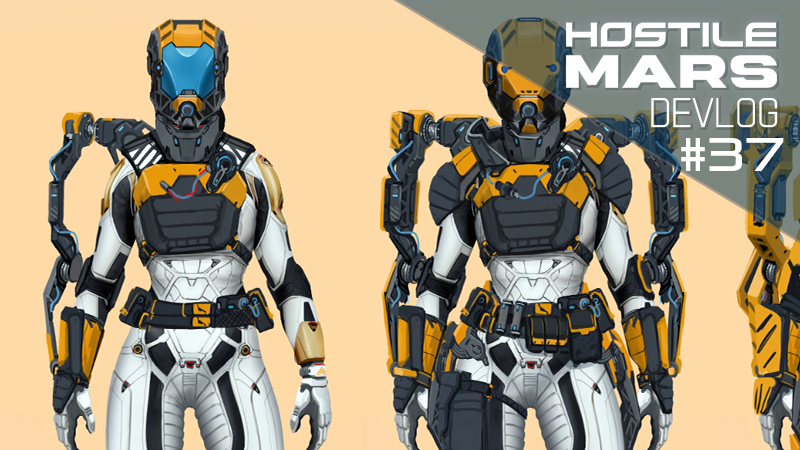 Hostile Mars - Devlog #37 | A First Look At The Character Exoskeleton - Steam News