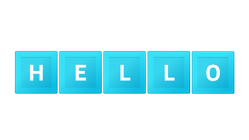 Steam :: Moving Letters :: Hello letters