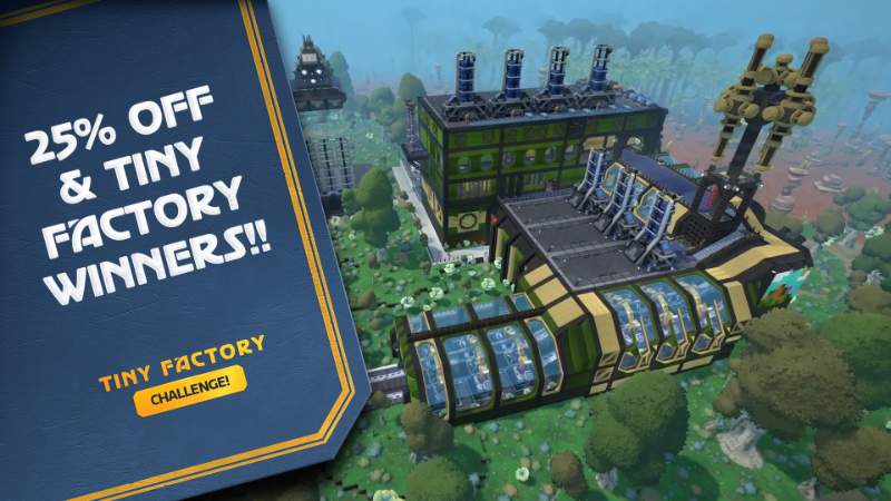 FOUNDRY - Tiny Factory Winners! & 25% off! - Steam News