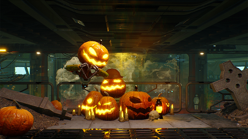 ZCREW - What’s that? A Spooky Floating Pumpkin Head in Base? - Steam News