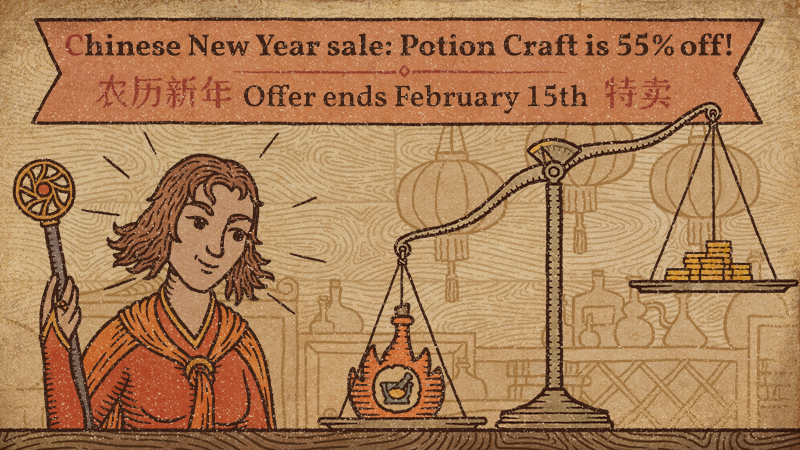 Steam :: Potion Craft: Alchemist Simulator :: Potion Craft is 55% OFF!