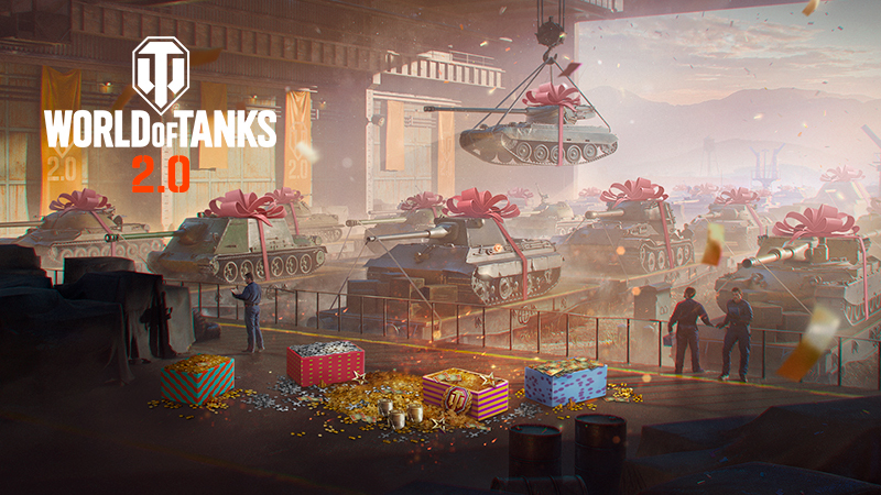 Steam :: World of Tanks :: Claim the Biggest Gift in the History of WoT
