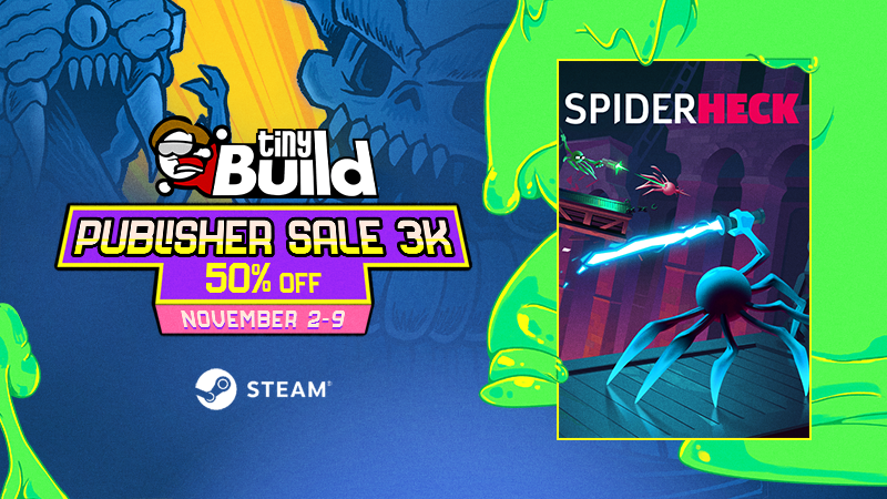 SpiderHeck - It’s Sale Time! - Steam News