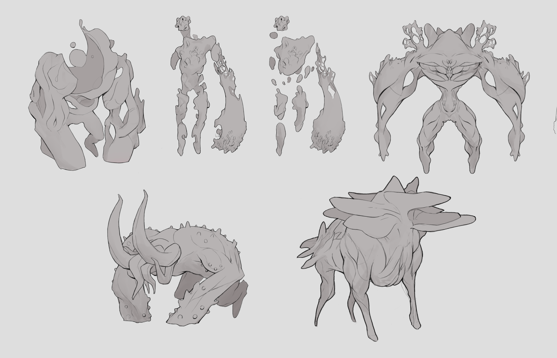 *Early Sketches of the Blobs - Elegant Version