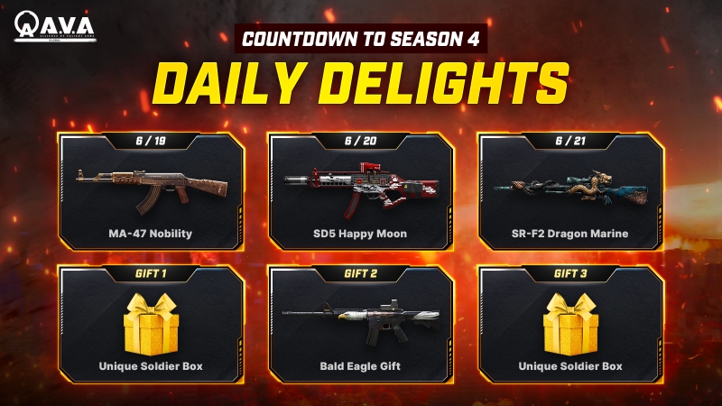 A.V.A Global - Countdown to Season 4: Daily Delights! (Schedule Update ...