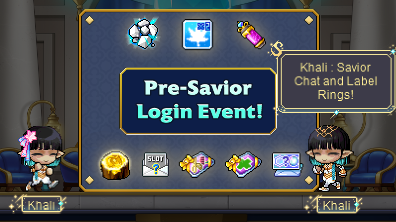 MapleStory - Pre-Savior Login Event - Steam News