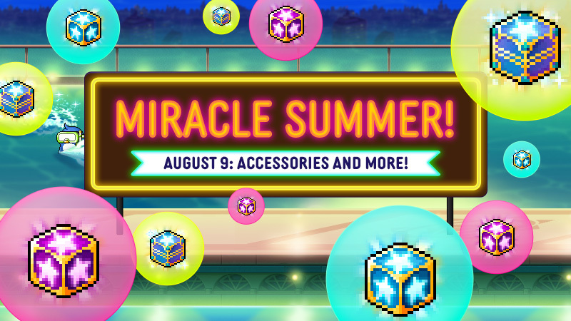 MapleStory - Miracle Summer - August 9 - Accessories/Emblems/Hearts ...