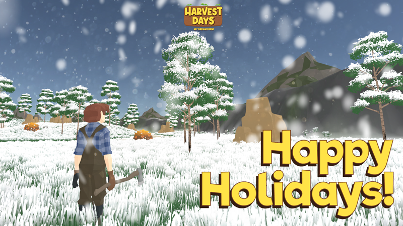 Harvest Days: My Dream Farm - Harvest Days wishes you happy holidays ...