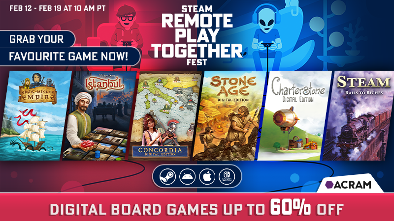 Acram Digital - Remote Play Together Fest is here! - Steam News