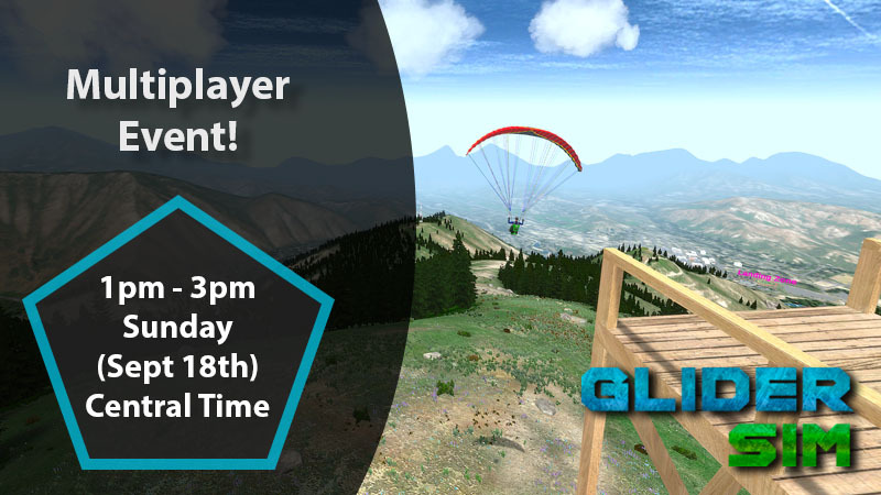 Glider Sim – Soaring Simulator - Multiplayer Event! (Sunday Sept 18th ...