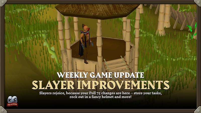 Old School RuneScape - Slayer Improvements - Poll 75 (Weekly Game ...
