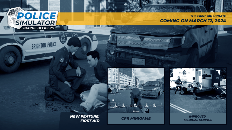 Steam :: Police Simulator: Patrol Officers :: The First Aid Update is ...