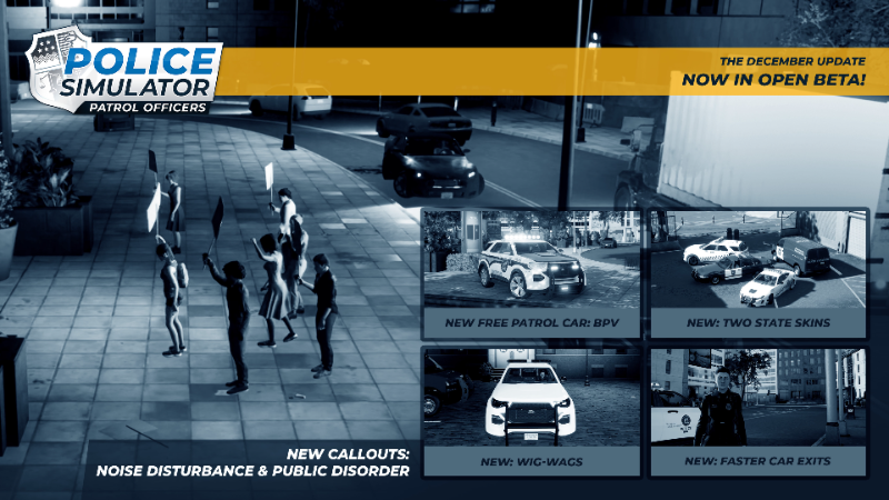 Police Simulator: Patrol Officers - New Callouts, new Patrol Car, Wig ...