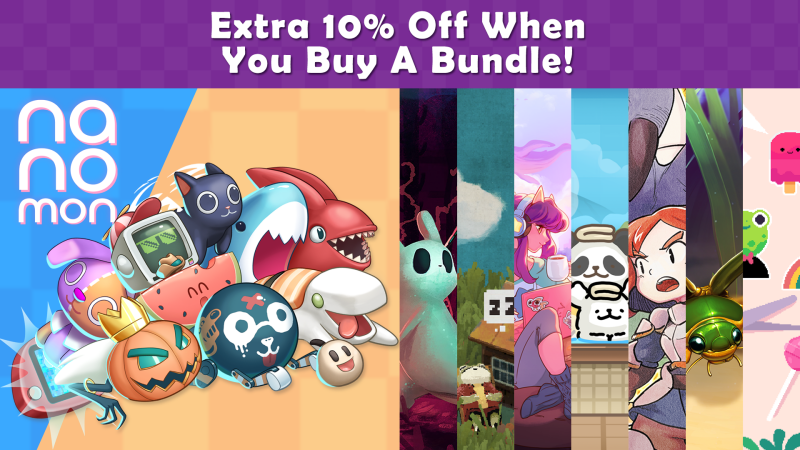 Nanomon Virtual Pet - Bundles! Bundles! Bundles! - Steam News