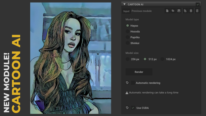 New module : CARTOON AI