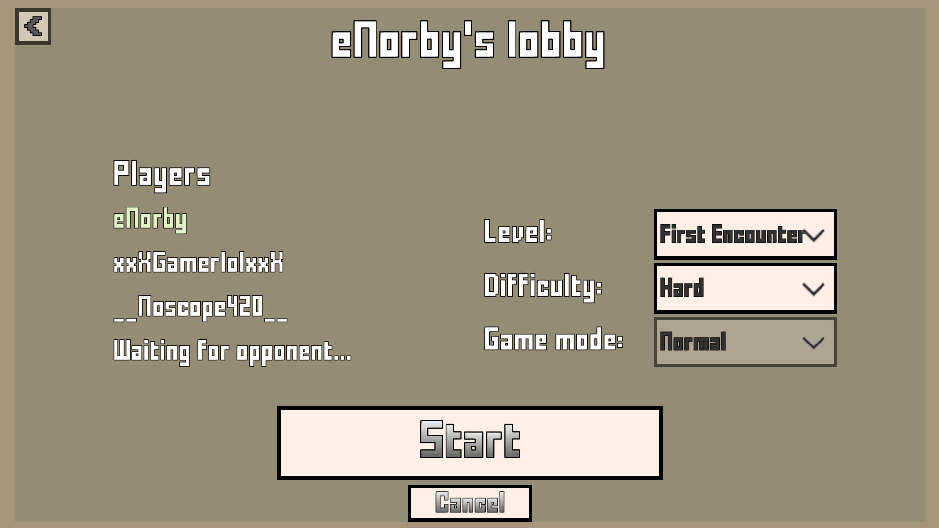 you have unlocked and join them via the in game lobby browser or via ...