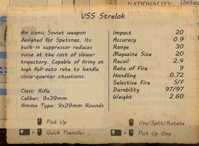 Weapon Firing Modes! · Tunguska: The Visitation - Final Cut update for ...