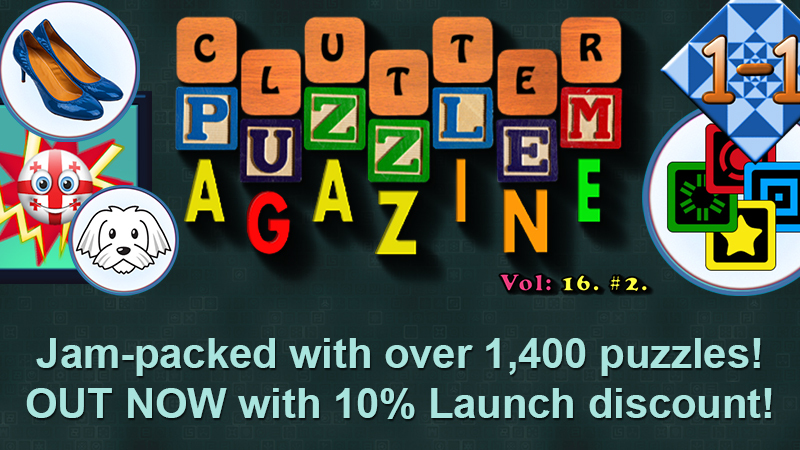 Clutter 1000 - Clutter Puzzle Magazine Vol. 16 No. 2 Just Launched ...