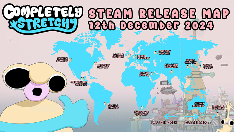 Completely Stretchy - Completely Stretchy Releases Tomorrow! 📢 - Steam News