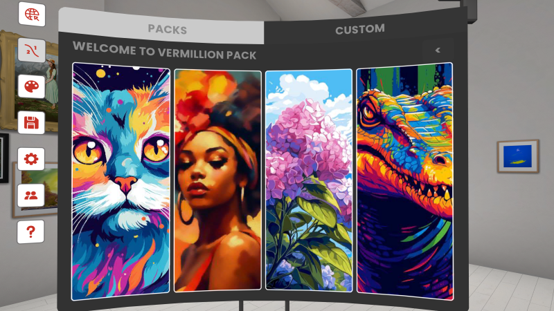 Vermillion - VR Painting - Built-in paint by numbers pack & more ...
