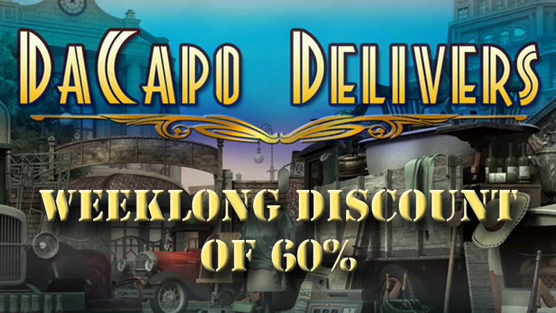 DaCapo Delivers - Special promotion: 60% off - Steam News