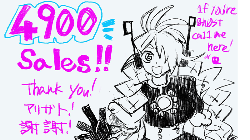 Steam :: 1f y0u're a gh0st ca11 me here! :: We have sold 4,900 units ...