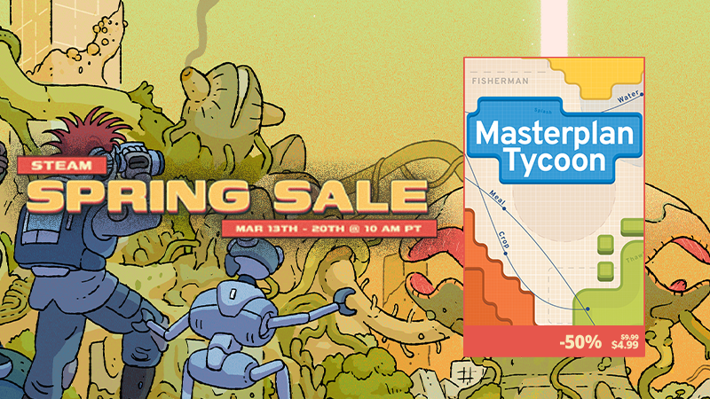 Masterplan Tycoon - Spring Sale! Masterplan Tycoon — 50% OFF! - Steam News
