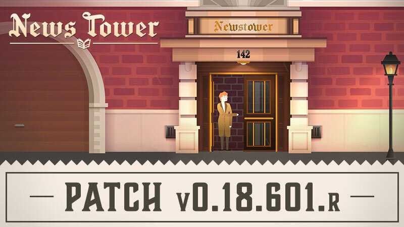 Steam :: News Tower :: Patch v0.18.601.r