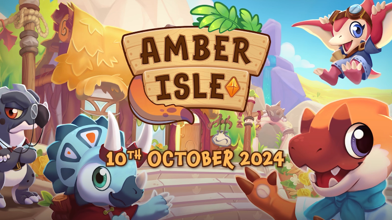 Amber Isle - Amber Isle releases 10th October for Steam! 🦖🧡 - Steam News