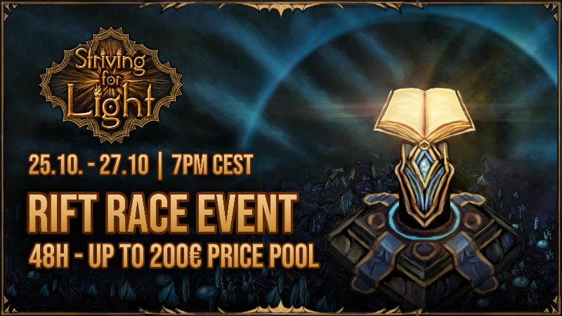 Striving for Light - Rift Race Event - 0.9.5 - Steam News