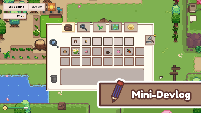 Research Story - 📖 Mini-Devlog #1 - Steam News