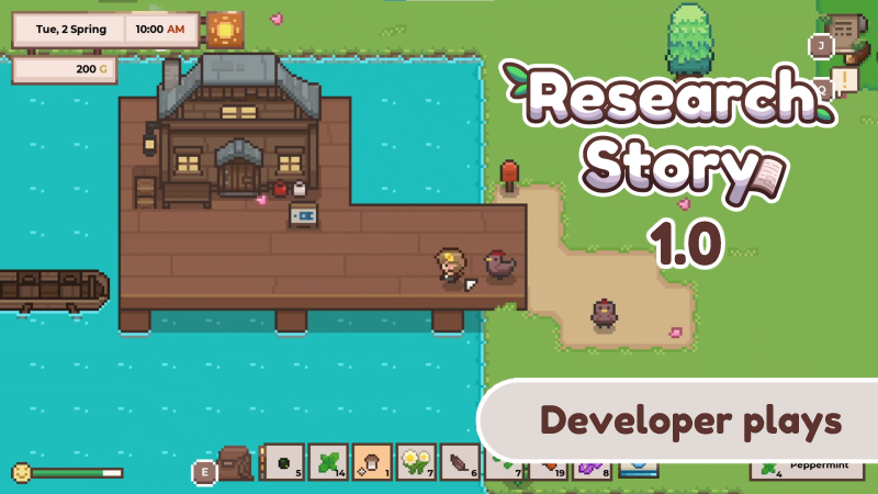 Steam :: Research Story :: Research Story 1.0 | Watch the dev play!