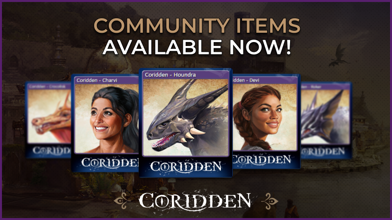 Coridden - Community Items are now available! - Steam News