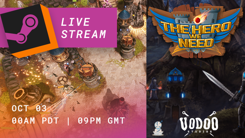 The Hero We Need - 🔴 The First RTS / Tower Defense [Steam Next Fest ...